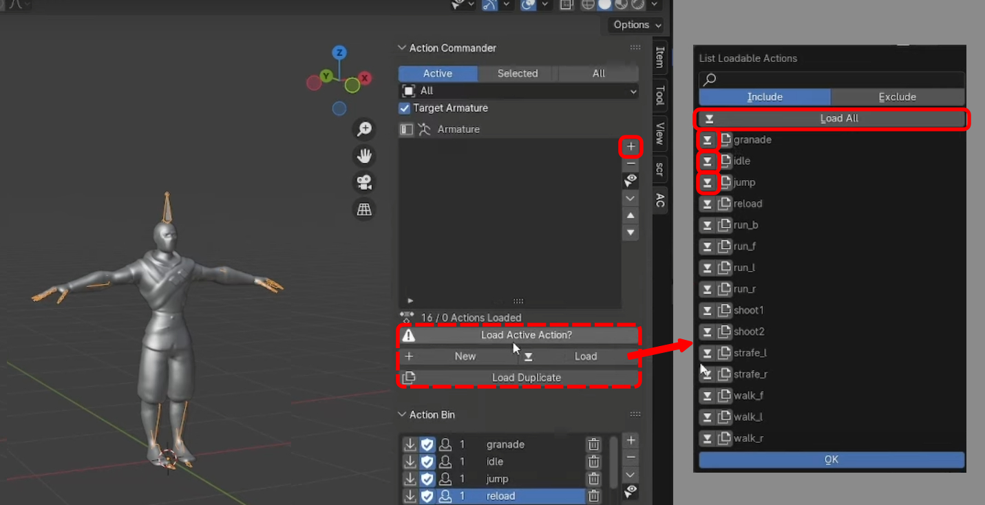 Enhanced Blender Action Management with Action Commander | CGDive