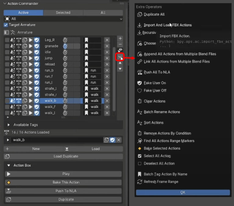 Enhanced Blender Action Management with Action Commander | CGDive